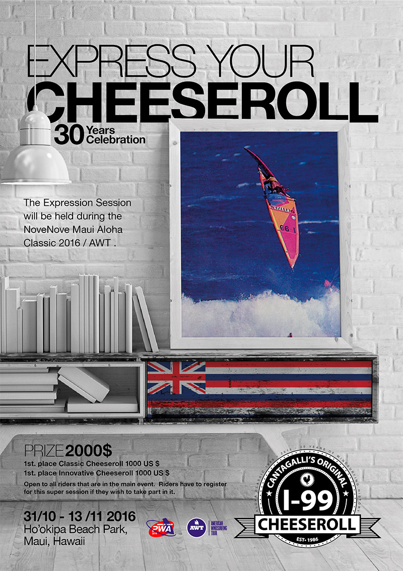 cheeseroll-poster - i-99 Cesare Cantagalli | Windsurf, Surf and SUP Boards