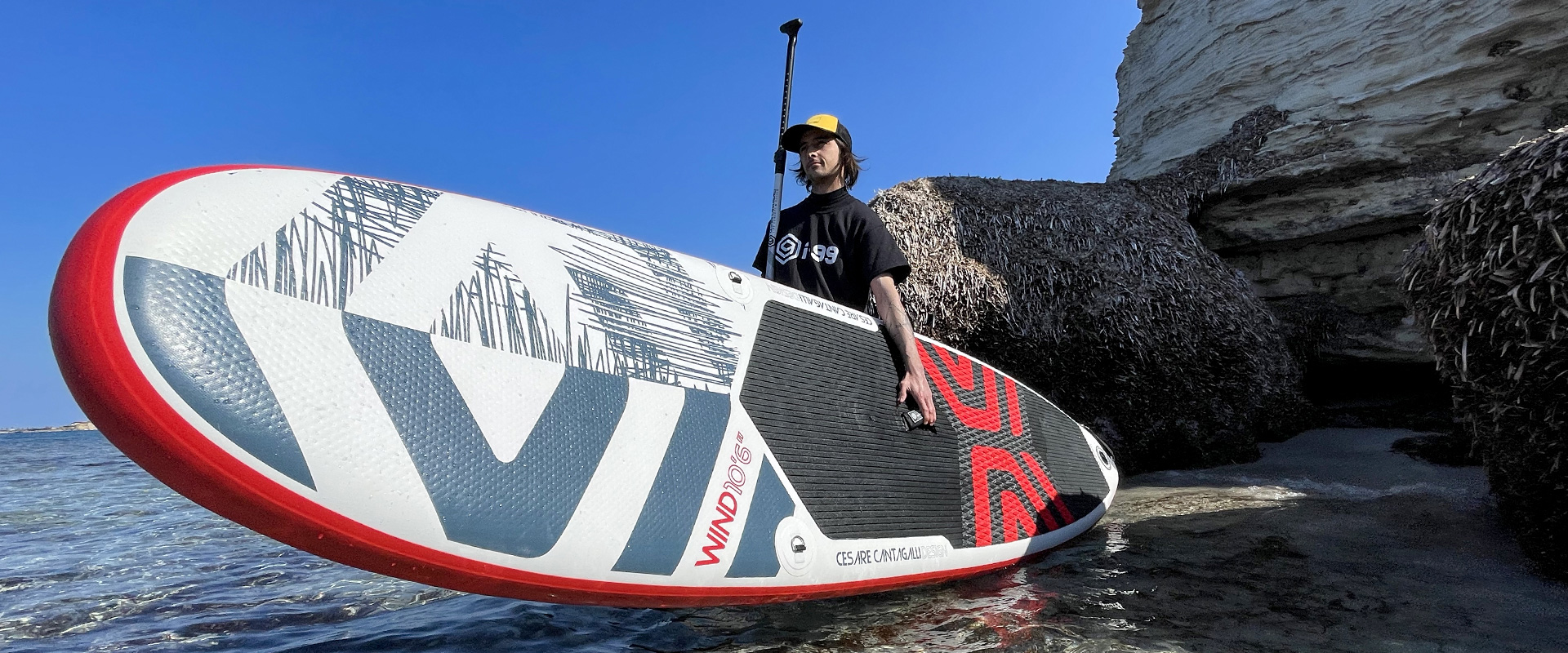 ISUP 10'6" WIND inflatable SUP - i-99 Cesare Cantagalli | Windsurf ...